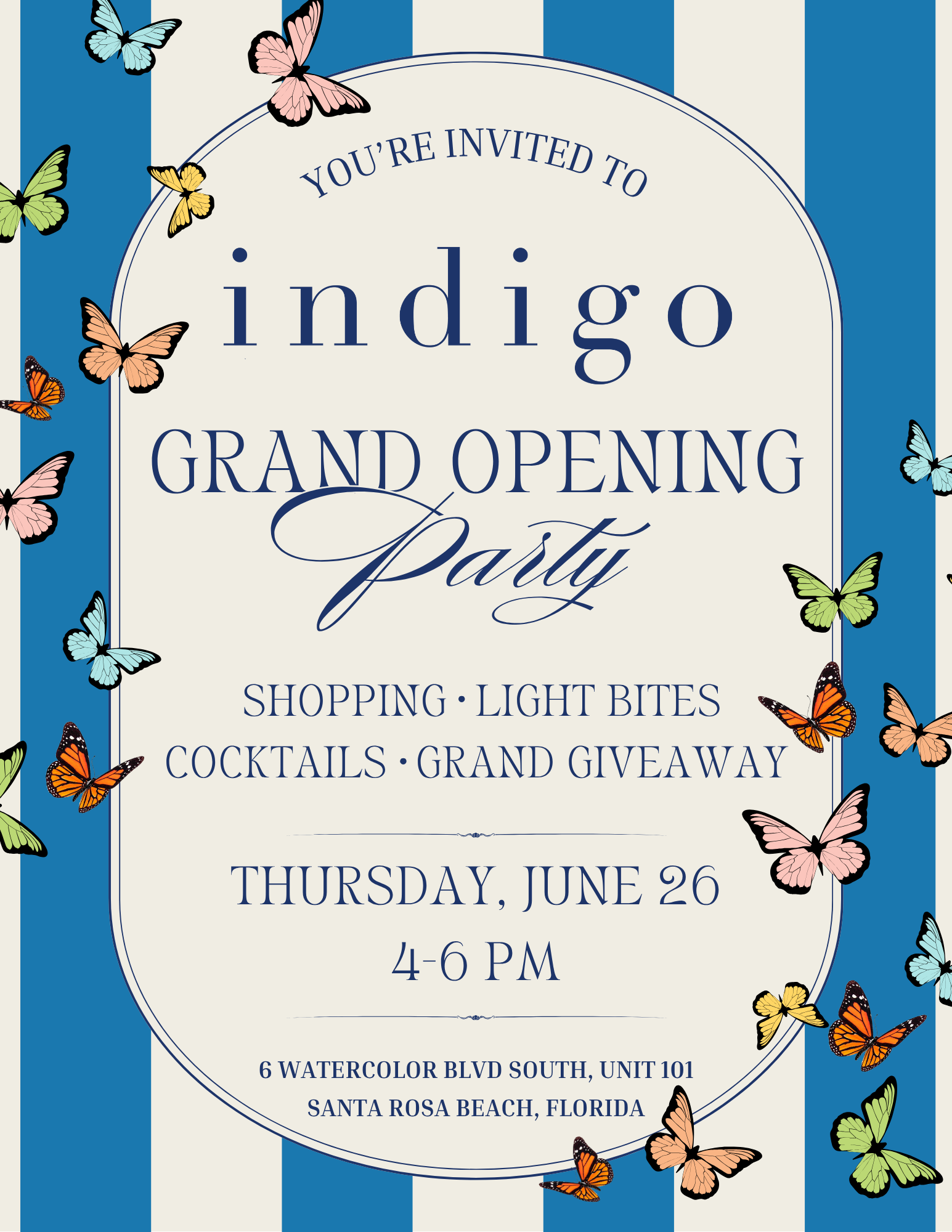 Event - Indigo 30A At WaterColor Hosts Grand Opening June 26th | SoWal ...