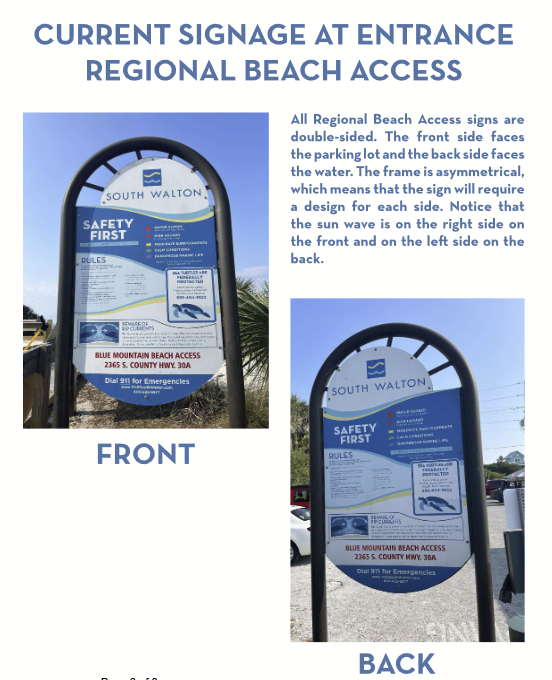 New Beach Access Signs | SoWal Forum - South Walton Florida